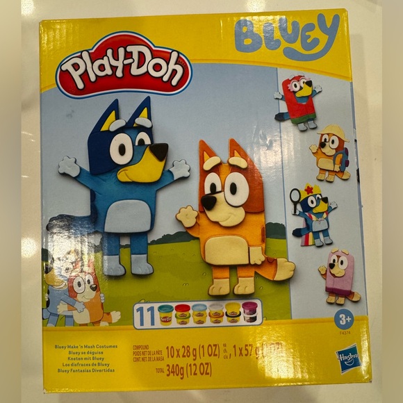 Play-Doh | Toys | Playdoh Bluey Make N Mash Costumes Playset 1 Colors ...